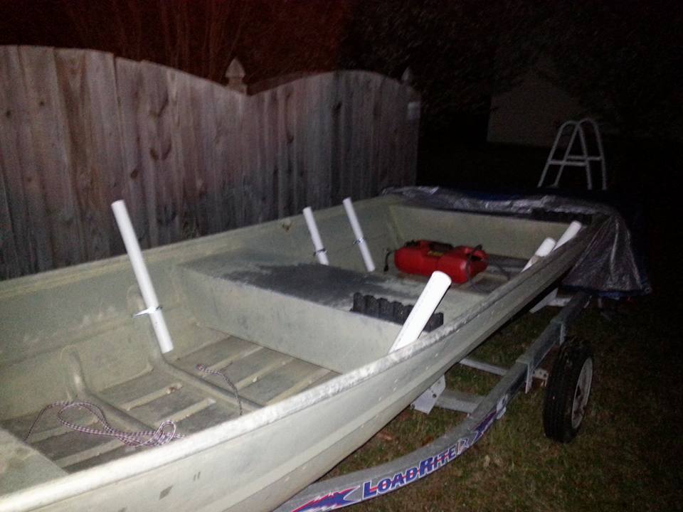 PVC Rod Holders on the Jon Boat | Catfish Angler Forum at USCA PVC Rod Holders on the Jon Boat | Catfish Angler Forum at USCA